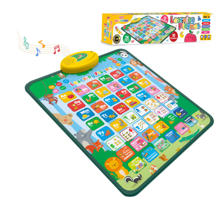 Best Preschool Learning Toy for Kids: Fun ABCD Touch Mat with Songs ...